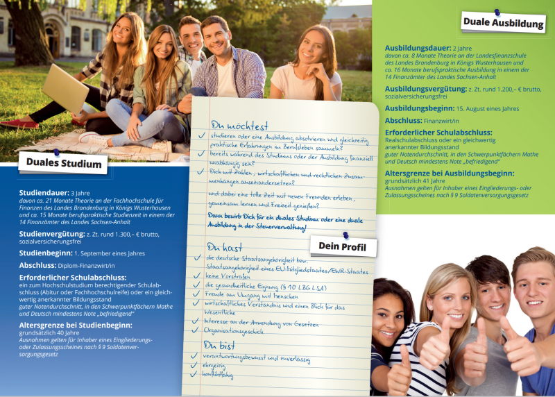 Ausbildungs- und Studienangebote